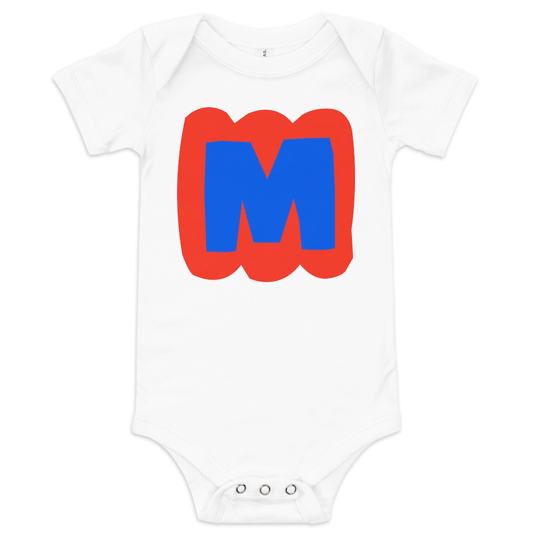 BABY Letter M Initial Red Blue Alphabet Teacher Gift Learning - Etsy