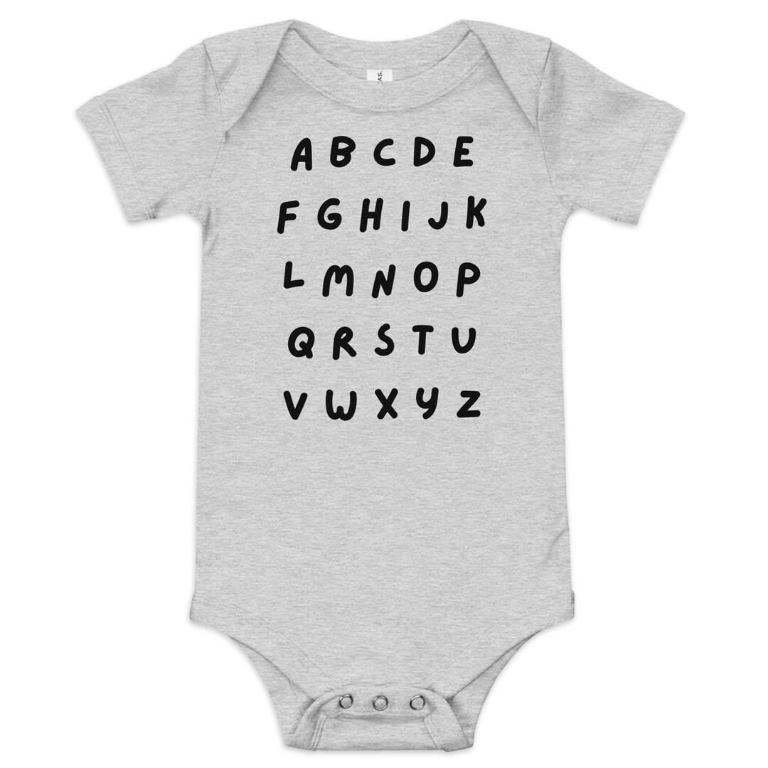 BABY Alphabet Letters Letter Black Teacher Gift Learning ABC Spelling ...