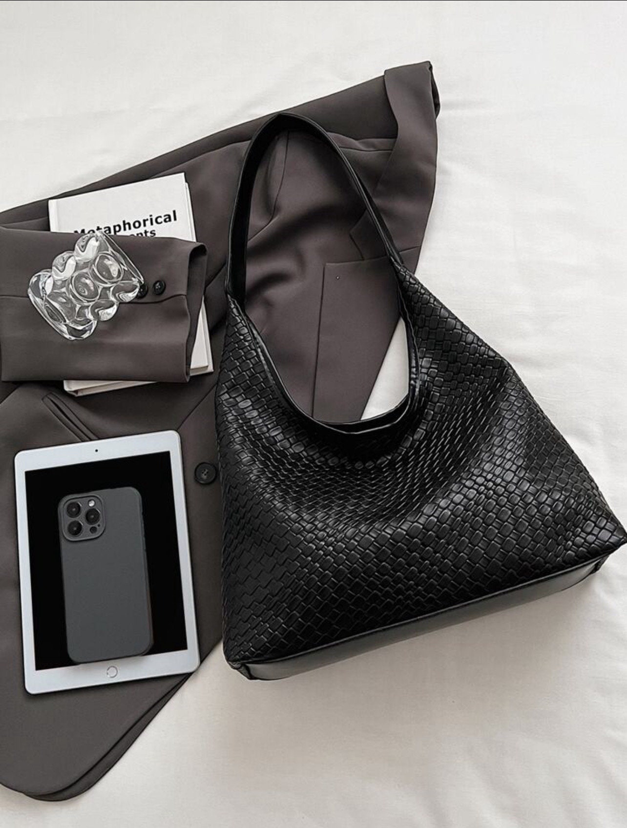 Soft Leather Shoulder Bag, Womens Work Bag, Womens College Tote Bag ...