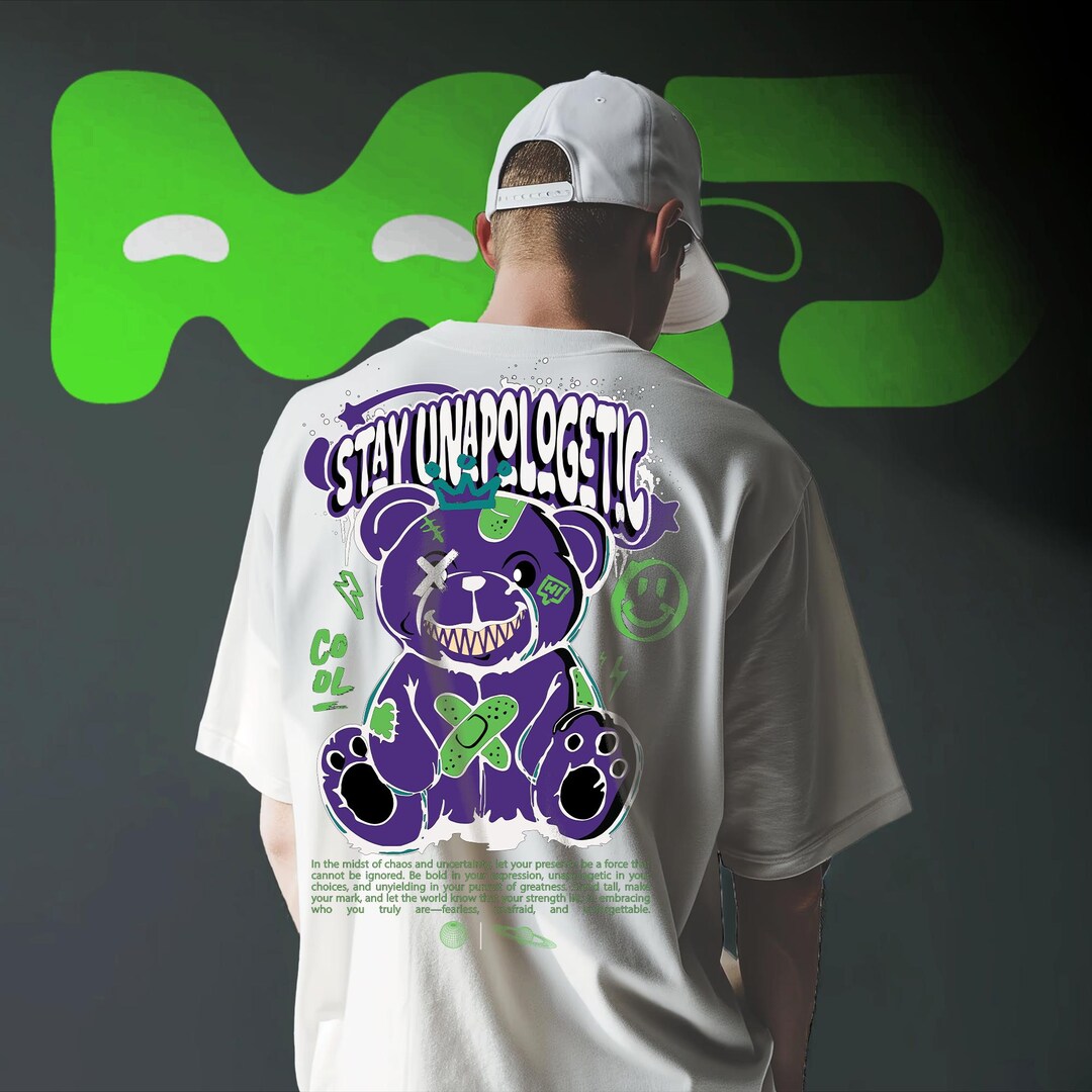 Urban Graffiti Teddy Bear PNG, Stay Unapologetic Design (digital ...