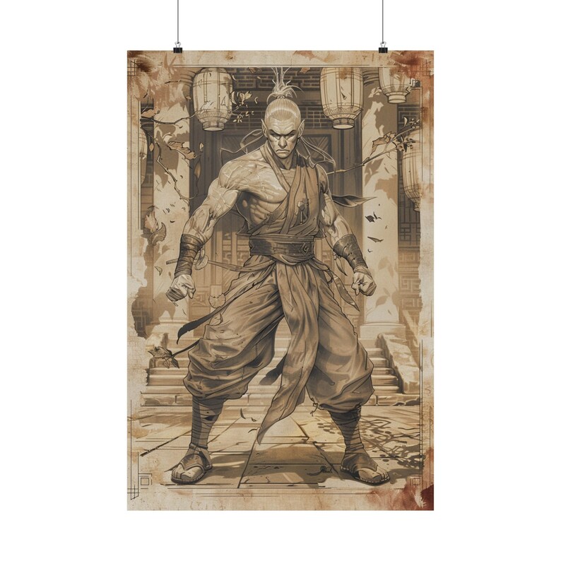 Monk Art, Fantasy Art, Mythical Art, Magical Art, Wall Art, Enchanted ...