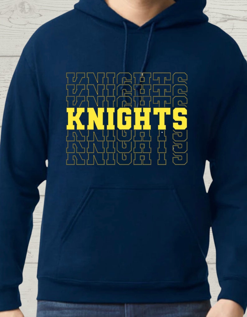 Spirit Wear Knights Hoodies - Custom - Etsy