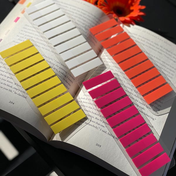 Book Annotation Tabs - Etsy