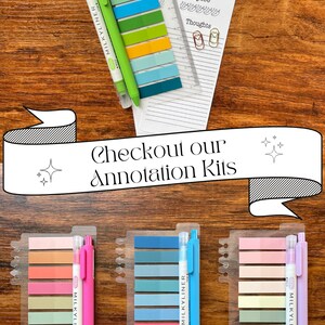 Annotation Tabs With Ruler: Bible Study, Book Marking Supplies - Etsy