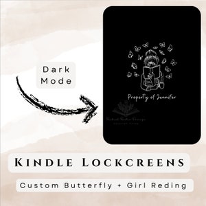 Custom Kindle Lock Screen E-reader Lockscreen Kindle Custom Wallpaper E ...