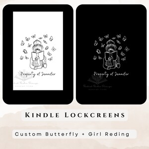 Custom Kindle Lock Screen E-reader Lockscreen Kindle Custom Wallpaper E ...