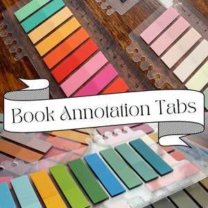 Annotation Tabs With Ruler: Bible Study, Book Marking Supplies - Etsy