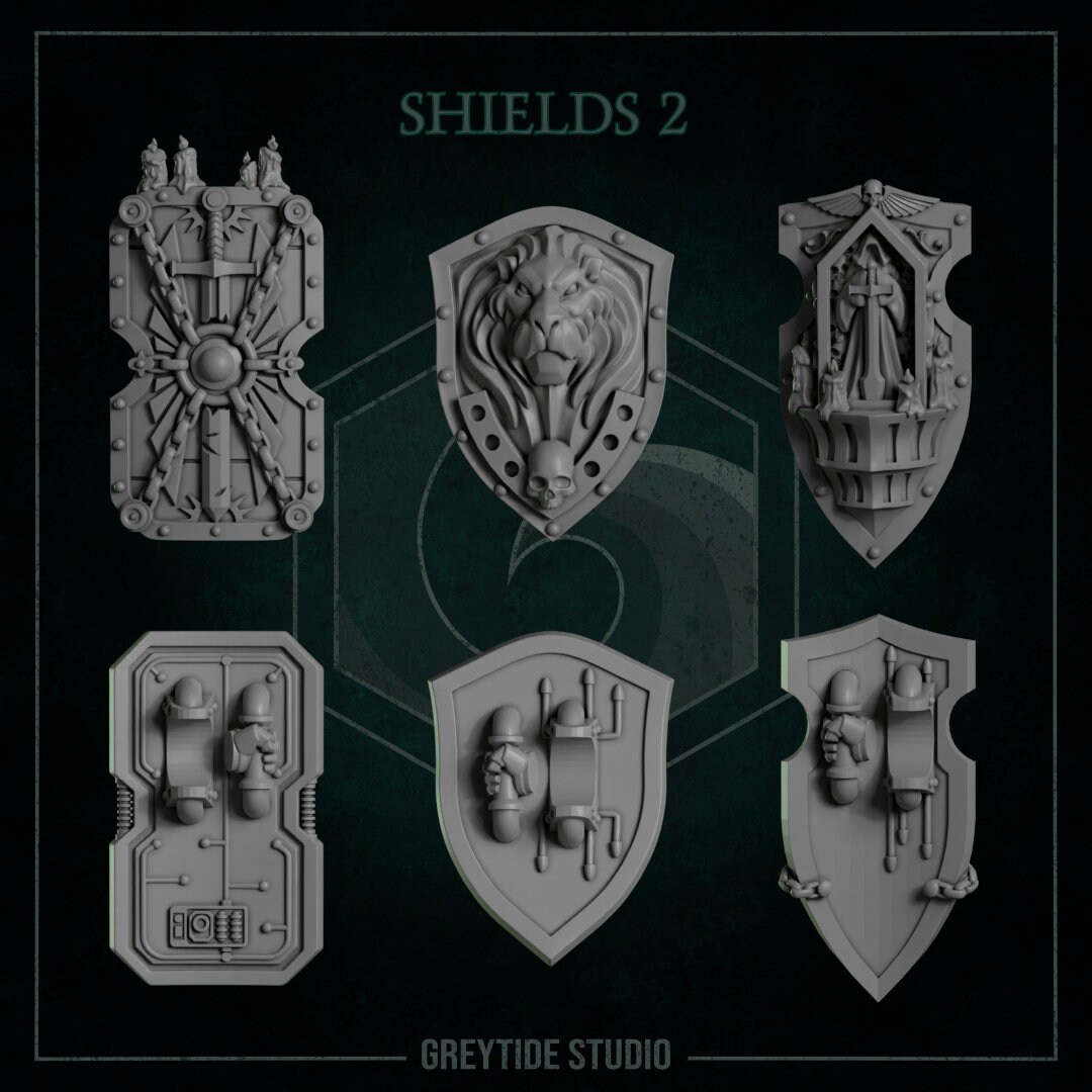 Eternal Pilgrims - Shields #2 Right Hand - Greytide Studio - Space ...