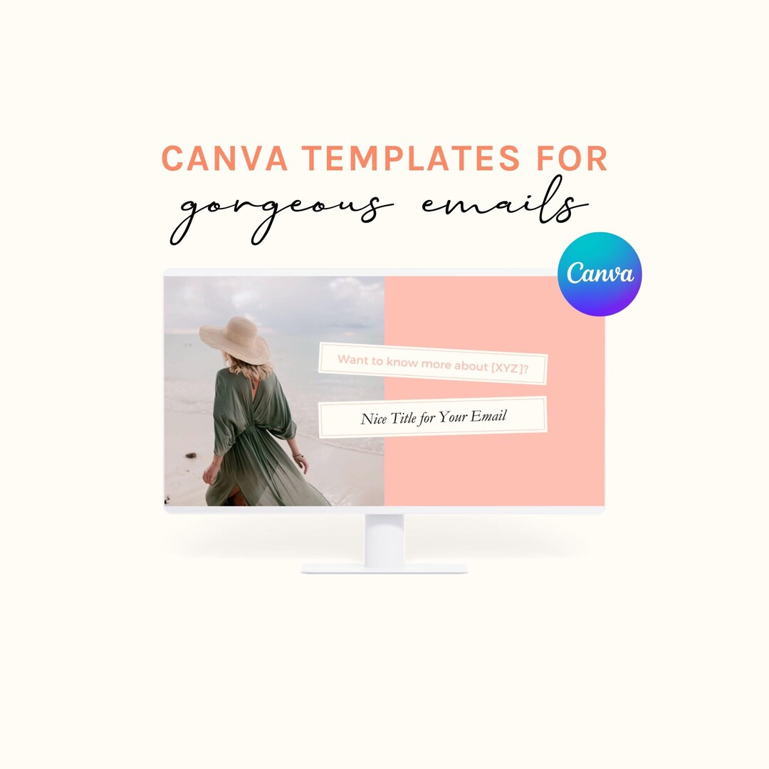 Canva Template for Email Headers and Footers - Etsy