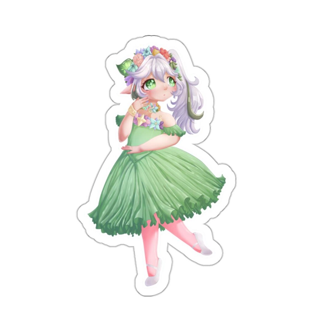 Genshin Impact Nahida Flower Fairy Ballerina Original Design Sticker - Etsy