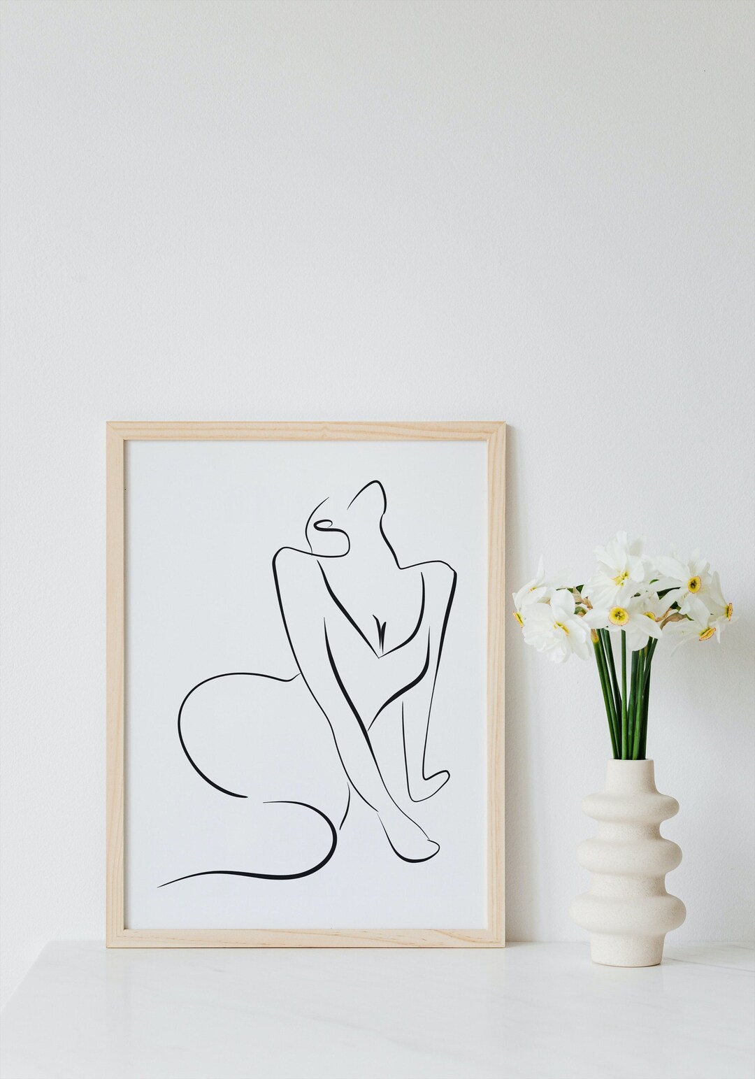 Line Art| Wall Art| Simple Art Print| - Etsy