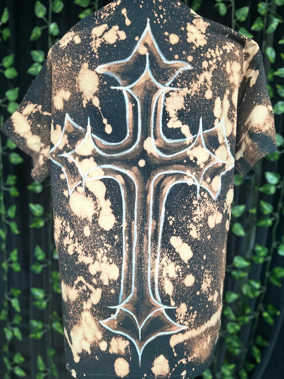 Bleach Shirt, Cross Art, Bleach Art, Shirt Art - Etsy