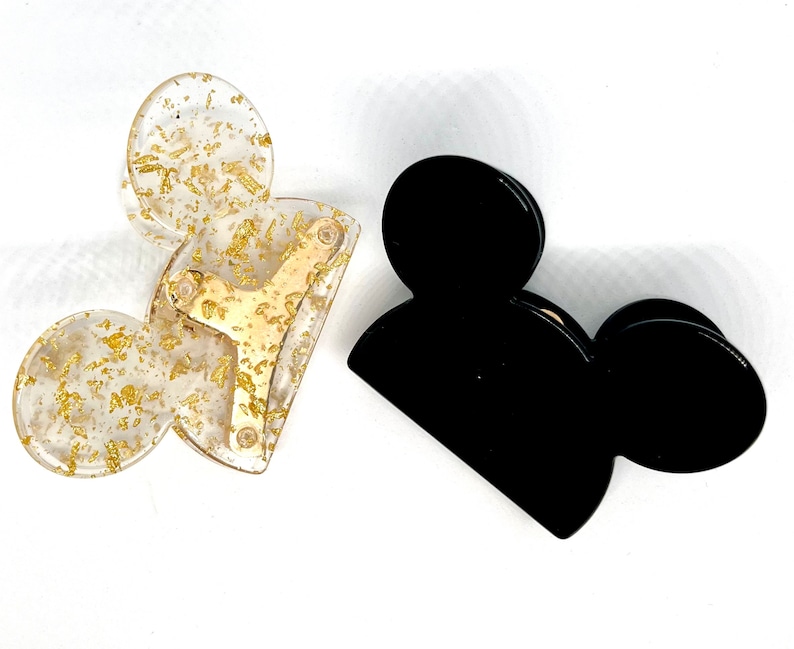 Mickey Mouse Hair Claw Clip Disney Clip - Etsy