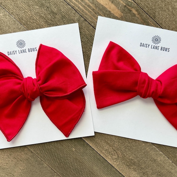 Cherry Hair Bow - Etsy