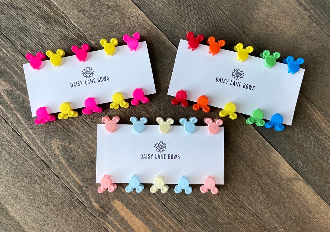 Small Mickey Mouse Clips Set of 10 Disney Clips Mouse Clips Minnie ...