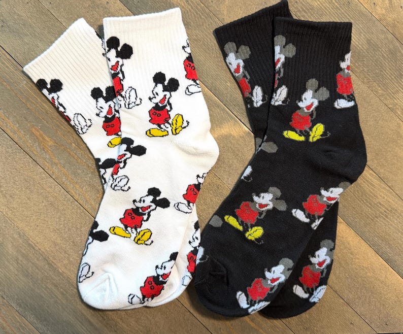 Disney Character Socks – Mickey, Minnie, Pooh, Sully Donald Daisy ...