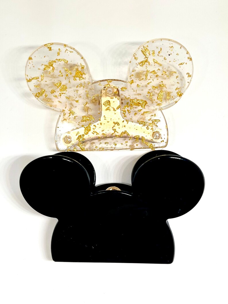 Mickey Mouse Hair Claw Clip Disney Clip - Etsy