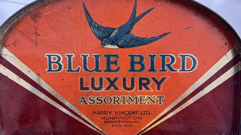 Rare Large Blue Bird Toffee Luxury Assortment Tin - Etsy