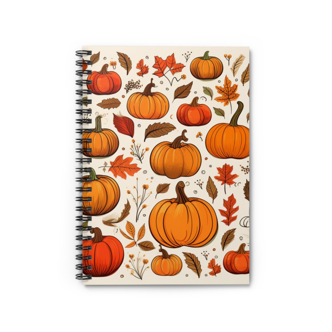 Custom Journal Spiral Notebook Fall Themed Notebook Fall Journal Gift ...