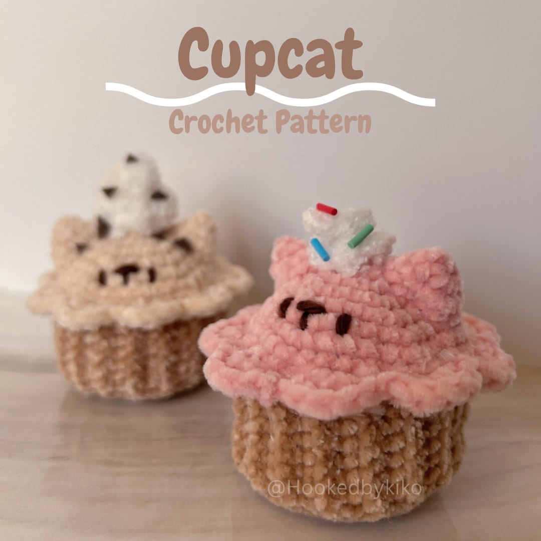 Cupcat Cupcake Crochet Pattern - Etsy