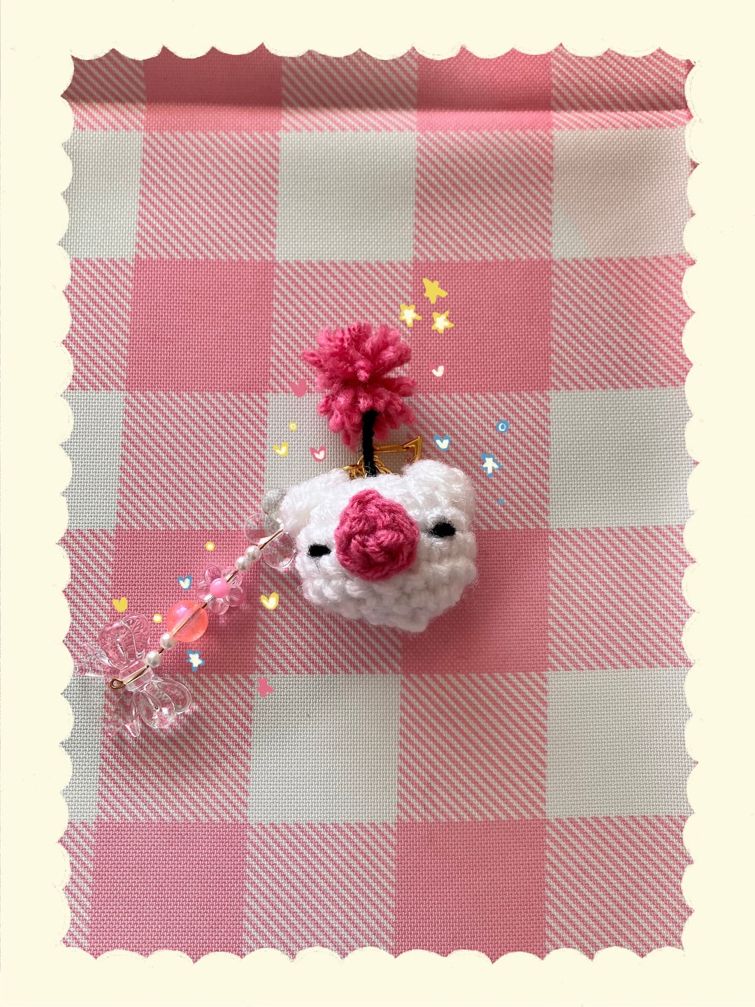 Final Fantasy Moogle Keychain - Etsy