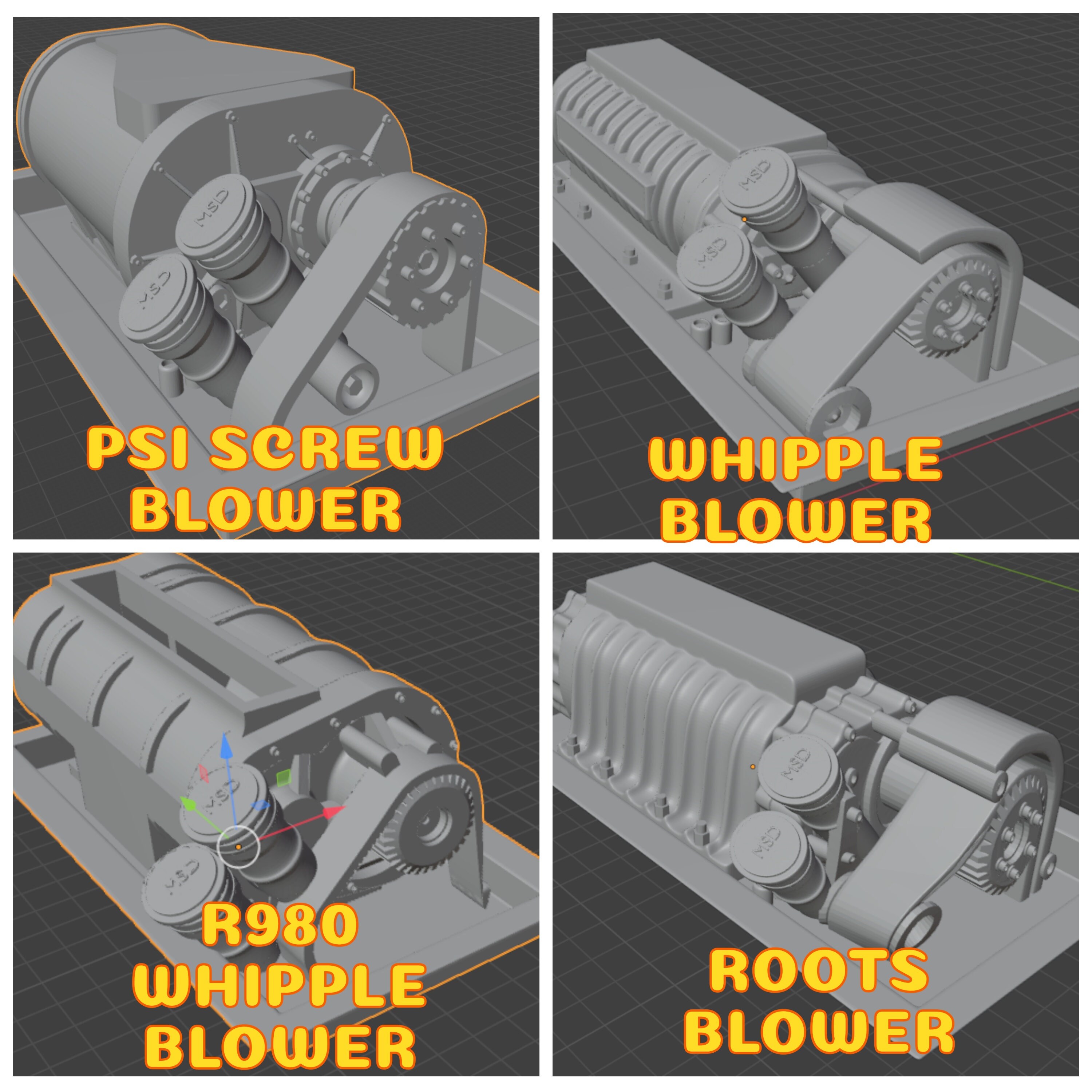 No Prep RC Drag Blowers/superchargers - Etsy
