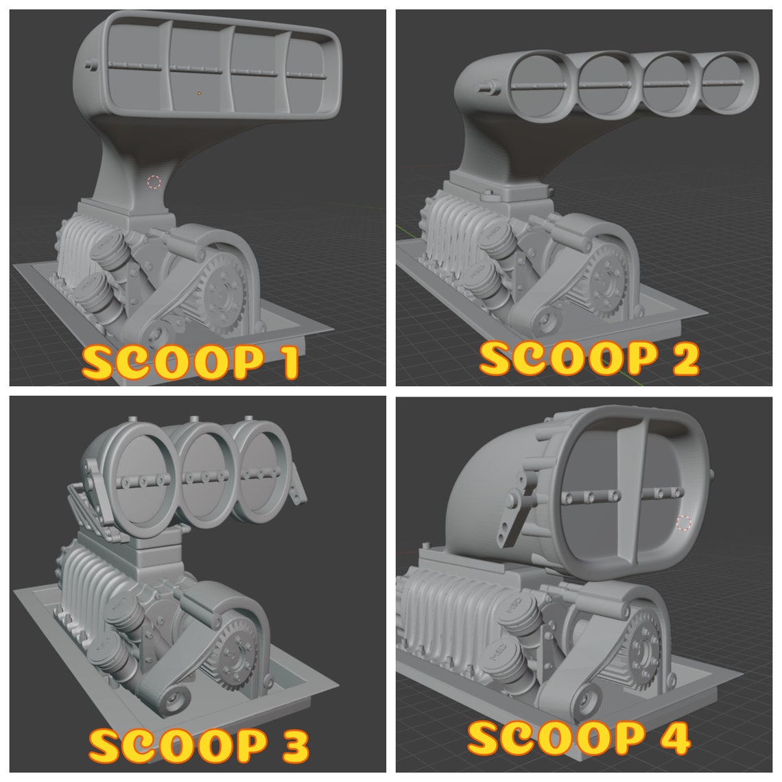 No Prep RC Drag Blowers/superchargers - Etsy