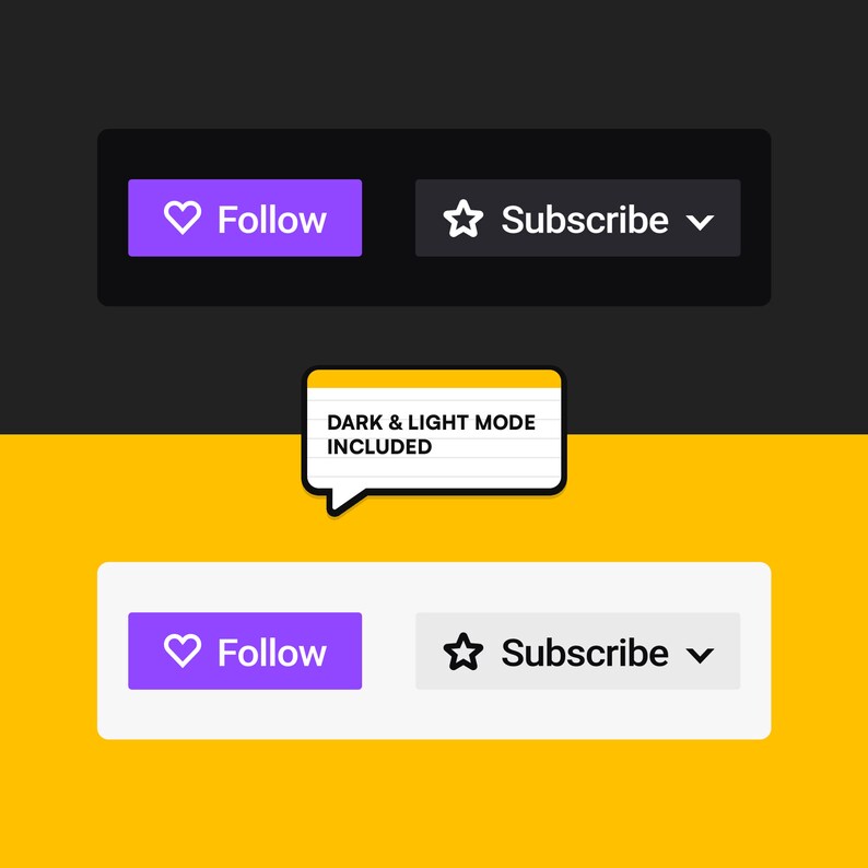 Twitch Channel Subscribe Animation, Custom Follow Overlay for Twitch ...