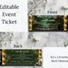 Enchanted Forest Prom Ticket-high School Prom-school Dance-prom Tickets ...