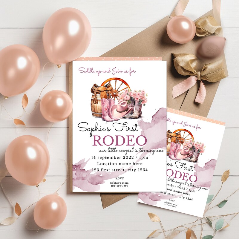 Rodeo Party Invitation - Etsy