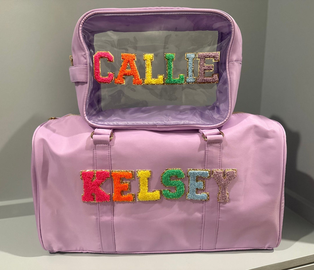 Extra Large XL Clear Nylon Bag Personalized, Patches Included - Etsy