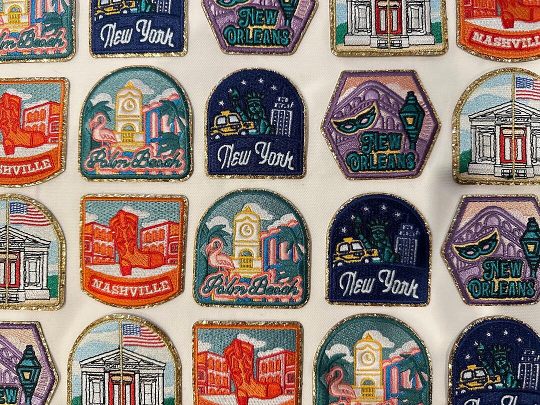 Destination / Vacation Patches! - Etsy