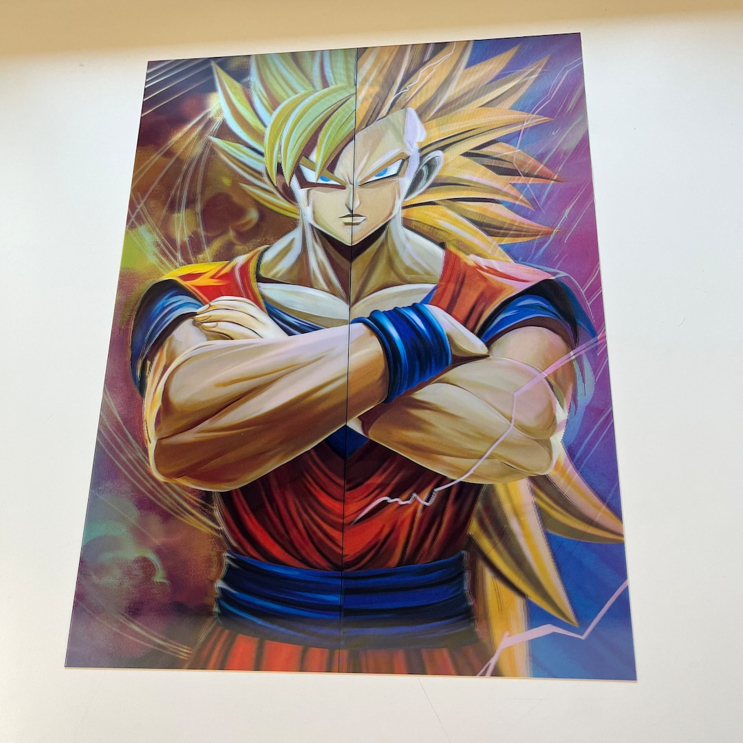 3D Holographic Lenticular Poster Legendary Transformations - Etsy