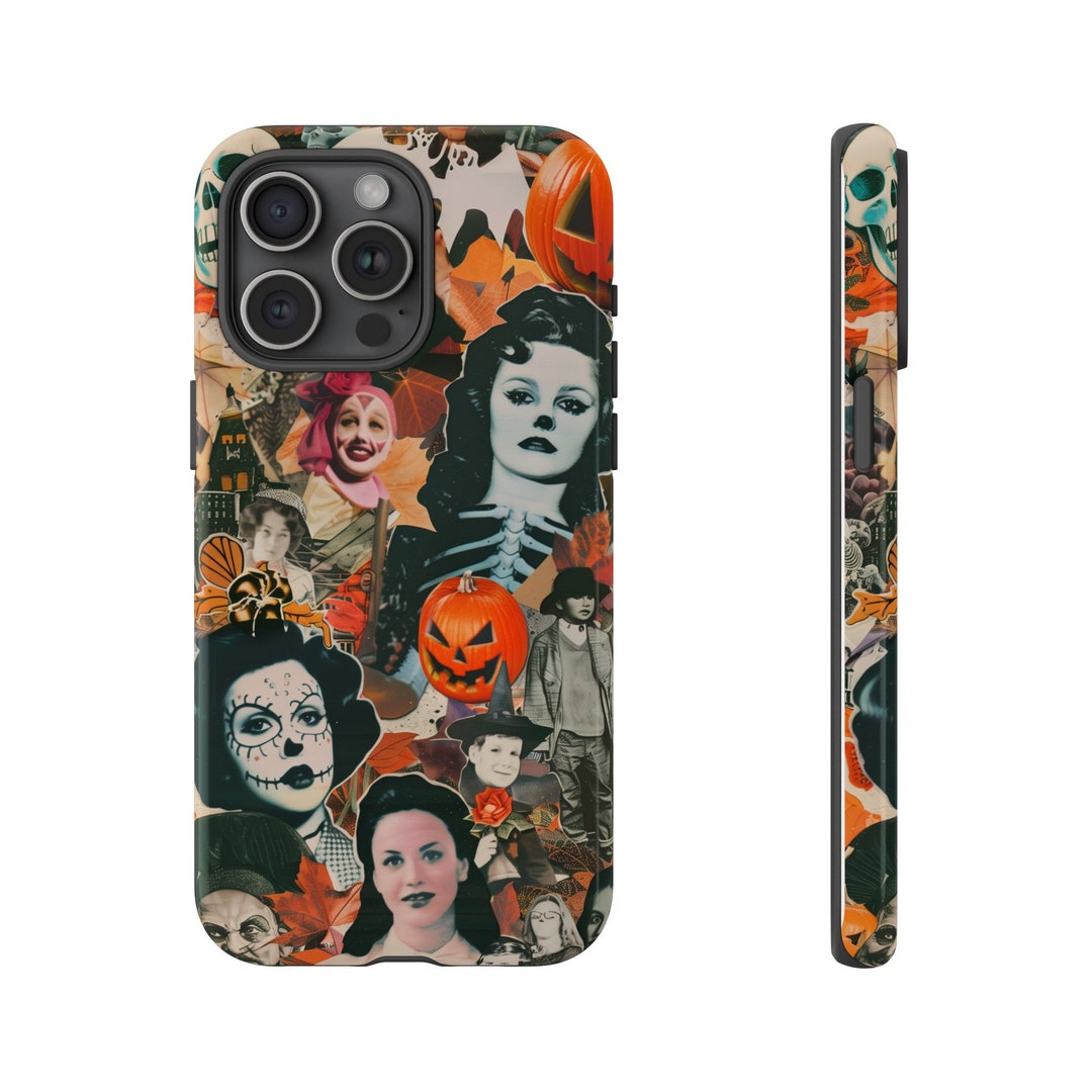 Vintage Halloween Costume Collage for Iphone, Galaxy and Google Pixel ...