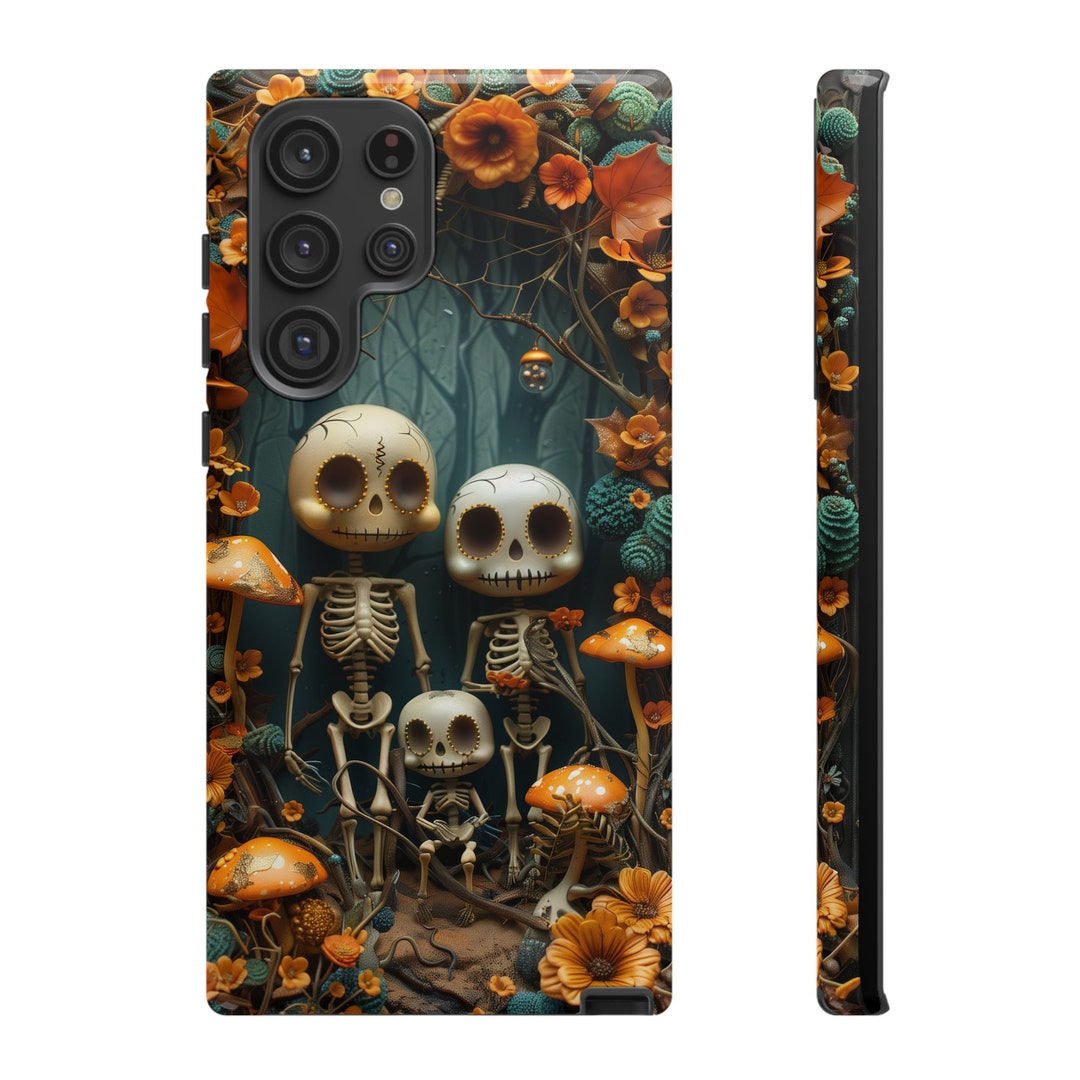 IPhone Skeleton Family Portrait Phone Cases Samsung Google Cute 3D ...