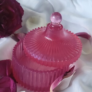 Pink Opal Vintage Style Resin Trinket Box, Jewelry Box, Gift Box ...