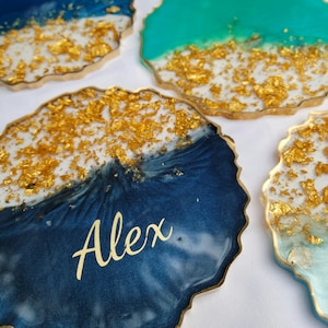 Personalized and Customizable Resin Coaster, Beverage Coaster for Your ...