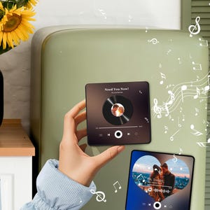 Customized Music Song Magnets Personalized Music Fridge Magnet ...
