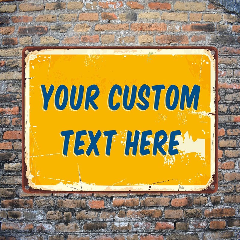 Vintage Metal Tin Signs - Etsy