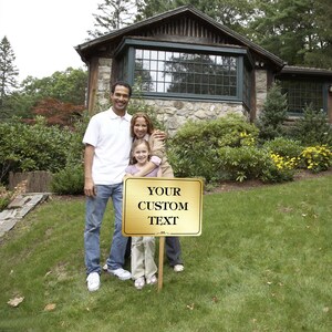 Custom Metal Sign Outdoor, Personalized Sign Weatherproof With Text ...