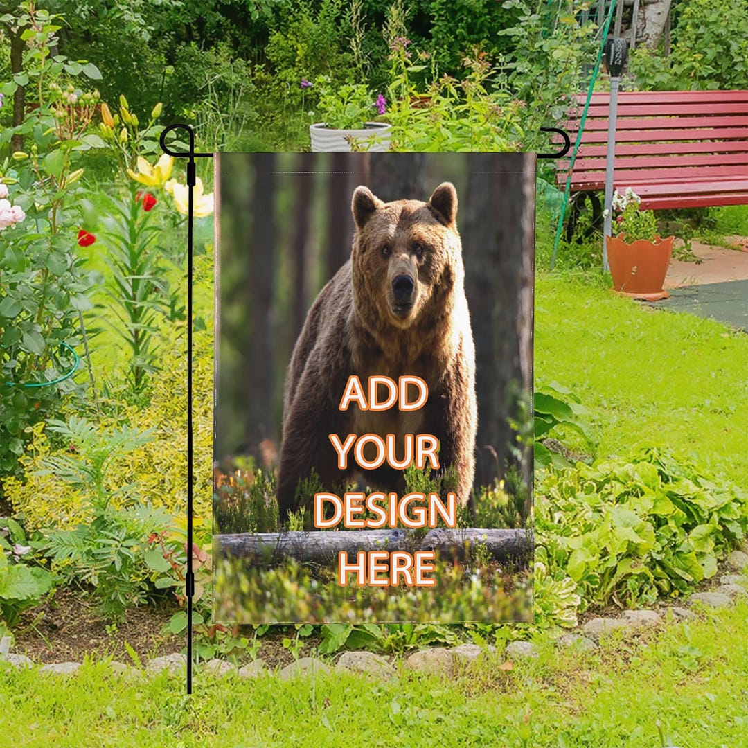 Custom Photo Garden Flag, Double-sided Personalized Yard Flag Display ...