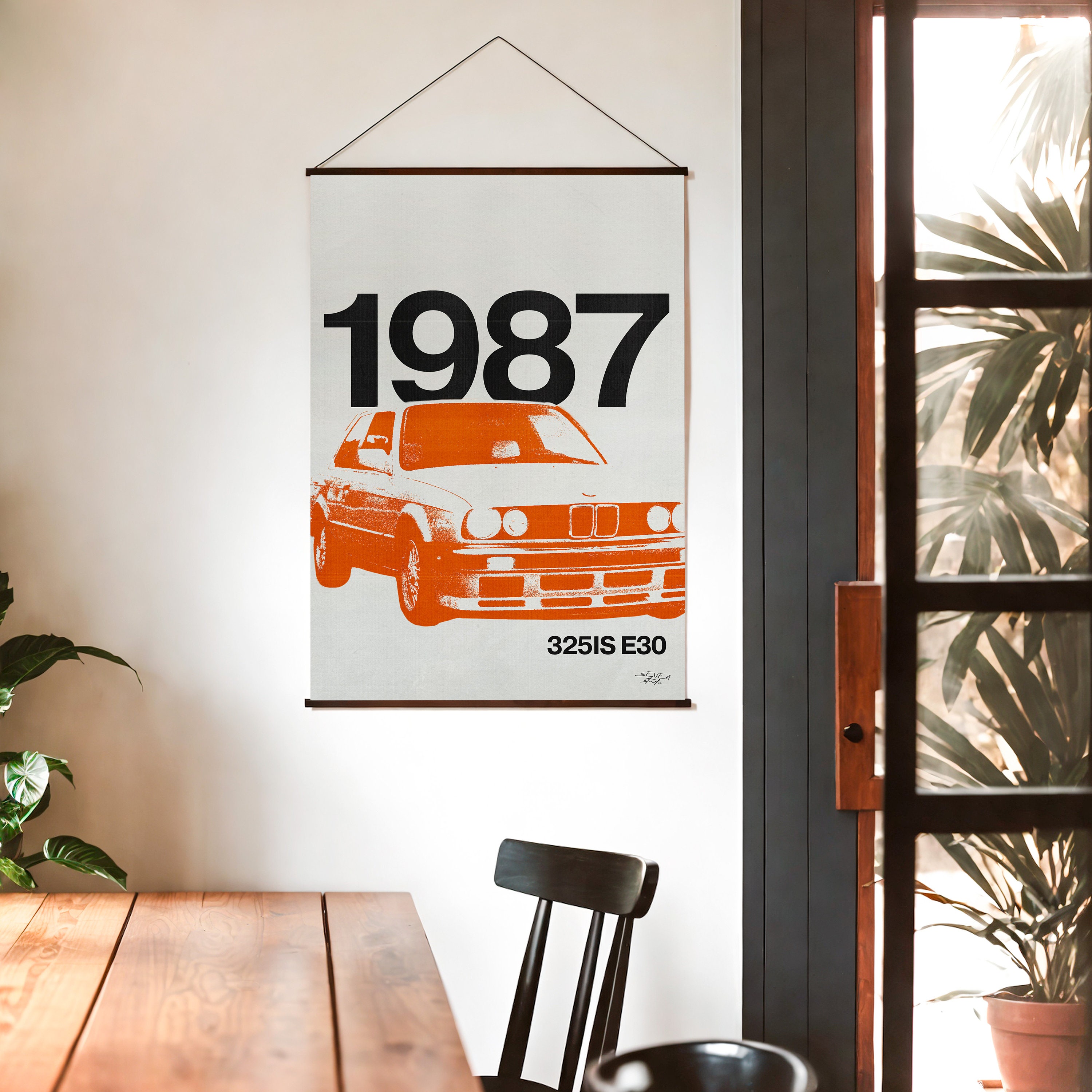 Modern Minimal Vintage BMW Poster - Classic Car Wall Art - DIGITAL DOWNLOAD 18x24in - Etsy