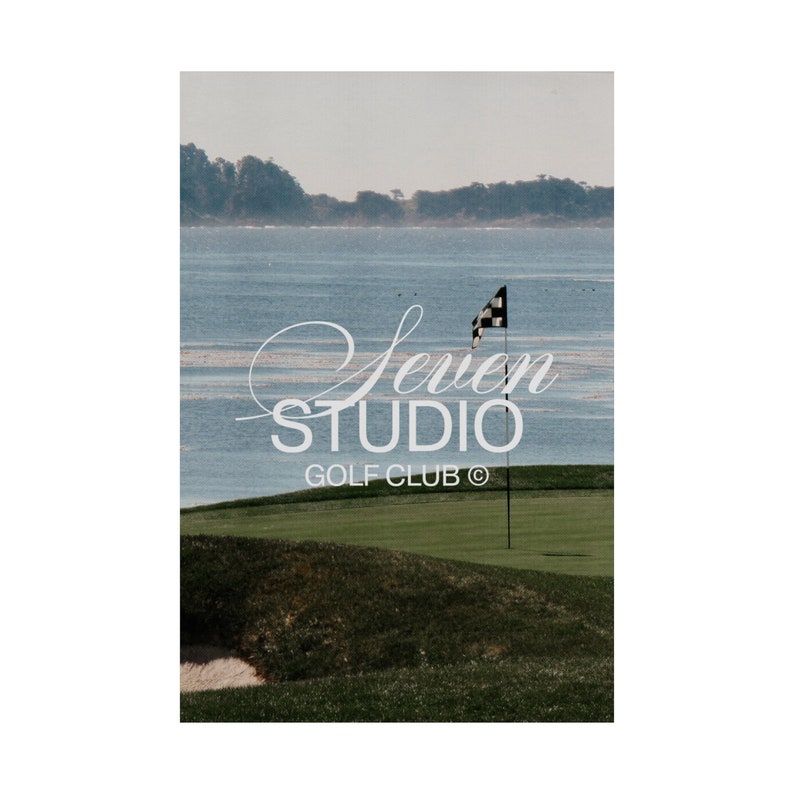Seven Studio Golf Club Poster - Elegant Wall Art for Golf Enthusiasts ...