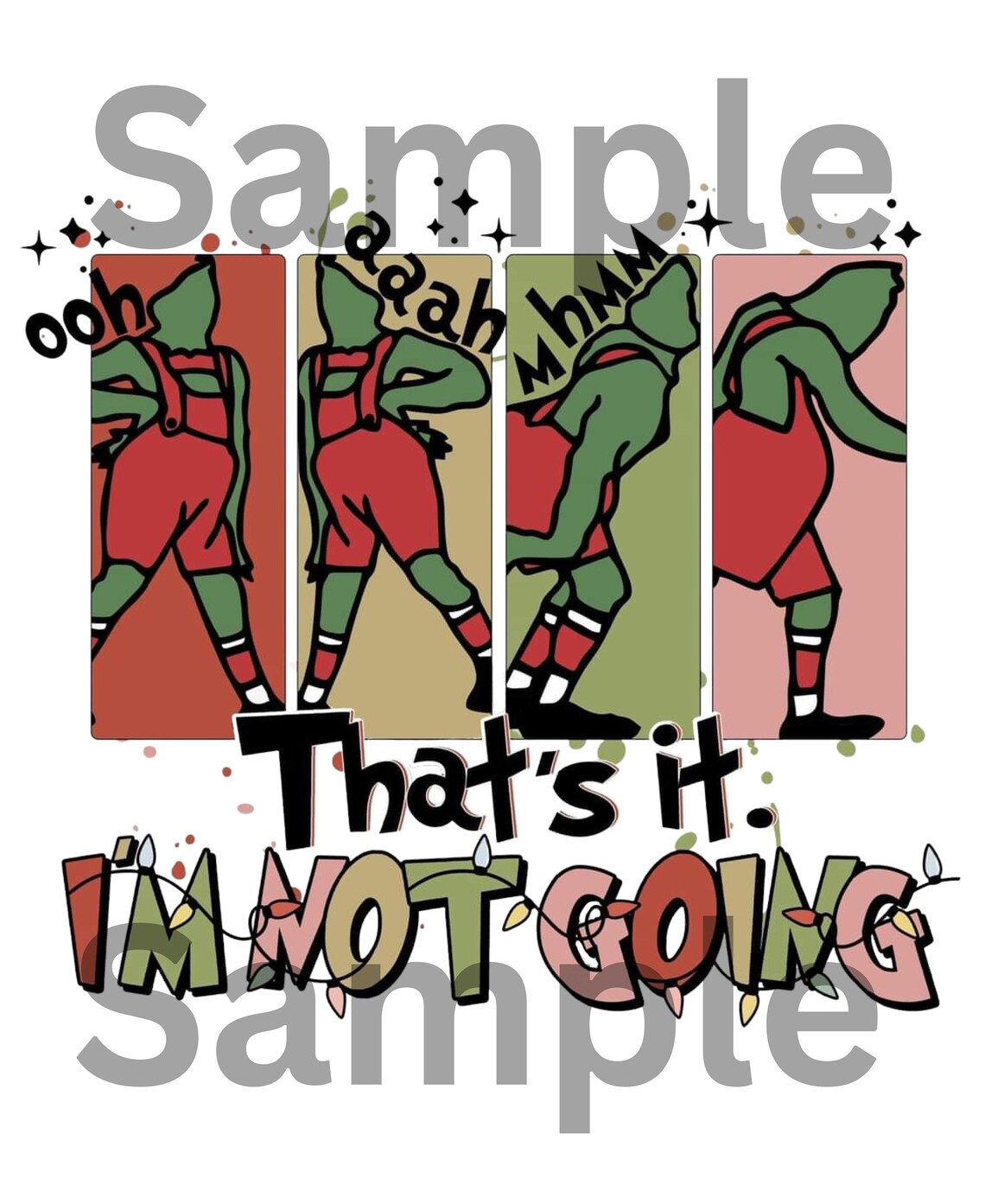 Thats It Im Not Going Grinch, Grinch Movie PNG Digital Download, Grinch ...