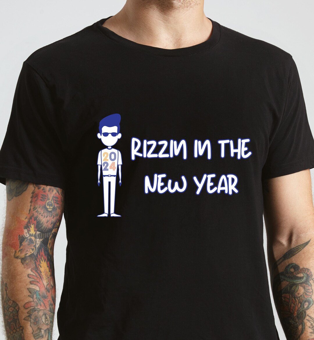 Rizzin in the New Year 2024 PNG Digital Download/new Years - Etsy