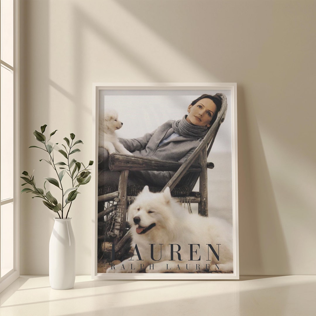 Samoyed Poster, Vintage Fashion Magazine Poster, Retro Fashion Canvas Art, Luxury Fashion Print ...