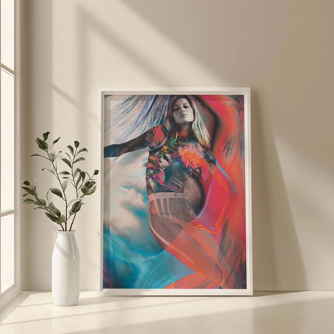 Feminist Wall Art, Fashion Magazine Poster, Vintage Colorful Poster ...