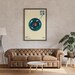 Japanese Retro Music Poster, Music & Nature Fusion Canvas Art – Retro ...