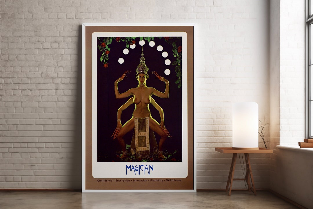 Vintage Fashion Magazine Wall Decor, Night Club Poster, Retro Fashion ...