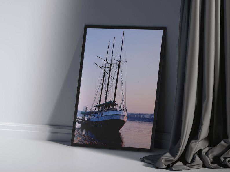 Luxury Yacht Poster, Luxurious Boat Print, Vintage Fashion Magazine ...